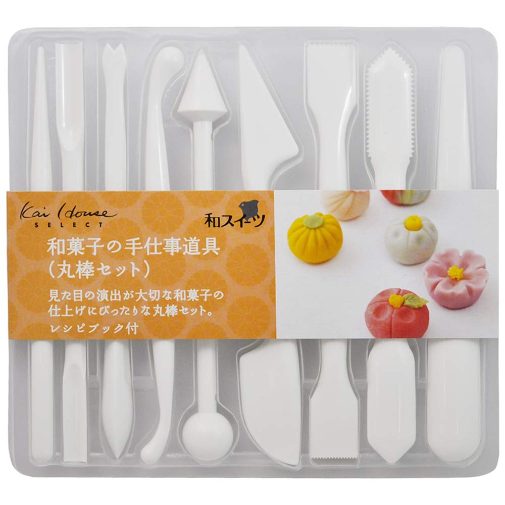 KAI House Selelct Wagashi Handwork Tool Round Bar Set DL-7510 Japanese ...