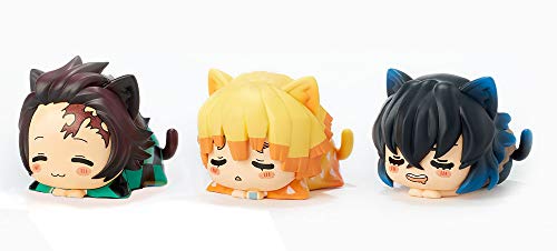 TANJIRO, INOSUKE, ZENITSU Demon Slayer: Kimetsu no Yaiba cat figure 3 ...